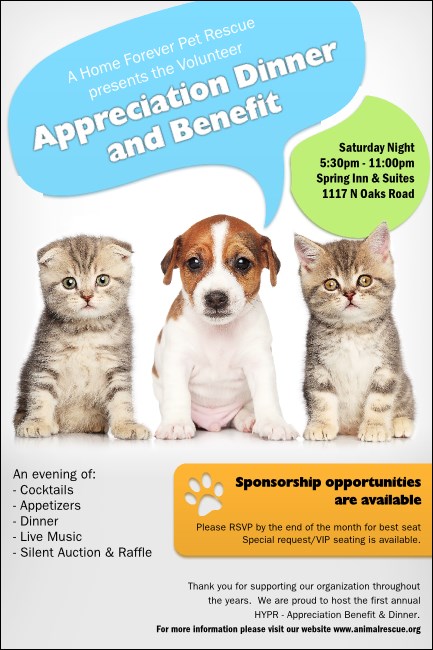 Animal Rescue Poster